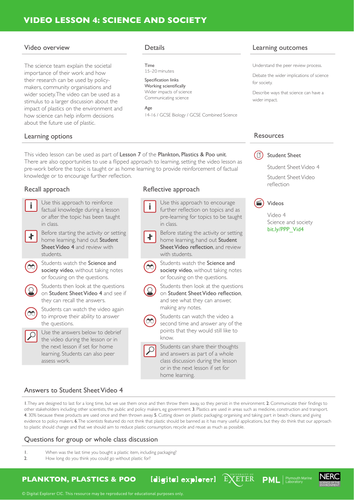 Why do we need science? Starter | Teaching Resources