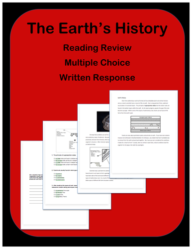 Earth History: Passages and Questions | Teaching Resources