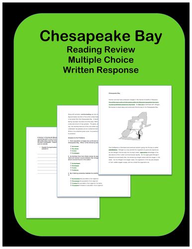 Chesapeake Bay: Passages and Questions | Teaching Resources