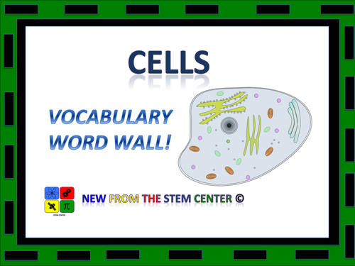 Cells: Word Wall | Teaching Resources