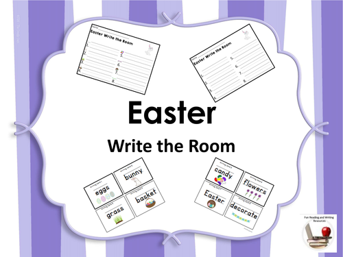 Easter Write the Room | Teaching Resources