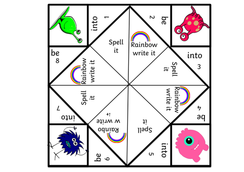 a set of 3 paper fortune phonics games Year 1 Reception Phonic screen ...