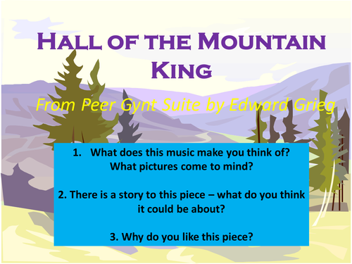 Hall of the Mountain King Music Lesson Year 8/9 | Teaching Resources