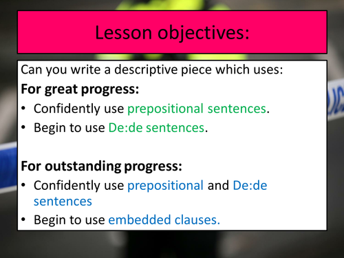 Crime Scene investigation grammar. | Teaching Resources