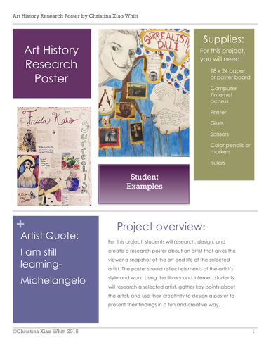 Lauren King - Activity and artist research. Photography based (suitable ...