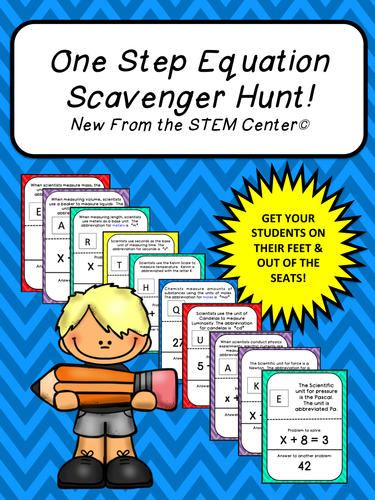 One Step Equations | Teaching Resources