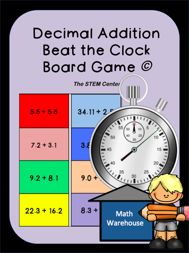 Decimal Addition: Beat the Clock | Teaching Resources