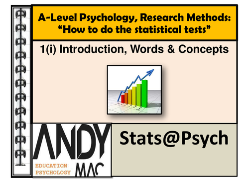 How to do statistical tests for A-Level Psychology, Part One, (all ...
