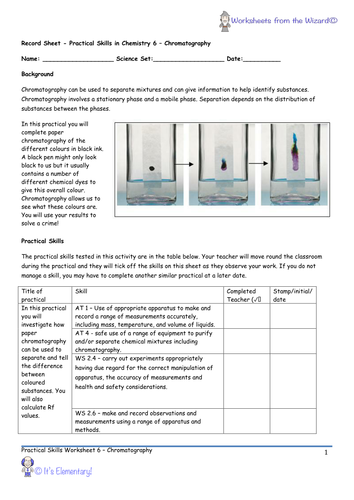 GCSE 2016 AQA Chemistry - Required Practicals - Practical 7 -Identifying Ions by - UK Teaching ...