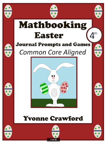 Easter Math Journal Prompts and Games (4th grade Common Core ...
