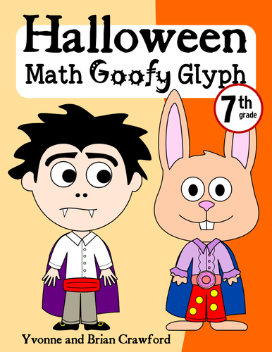 Halloween Math Goofy Glyph (7th grade Common Core) | Teaching Resources