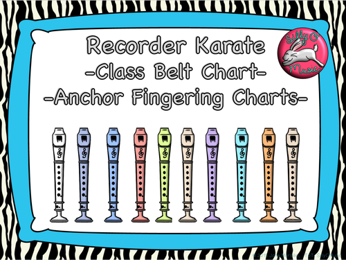 Recorder Karate Fingering Chart