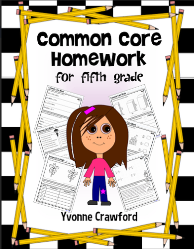 Homework for Fifth Grade Common Core | Teaching Resources