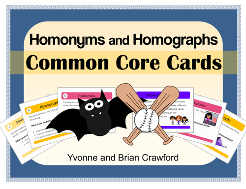 Homonyms and Homographs Task Cards | Teaching Resources Homonyms and Homographs Task Cards | Teaching Resources