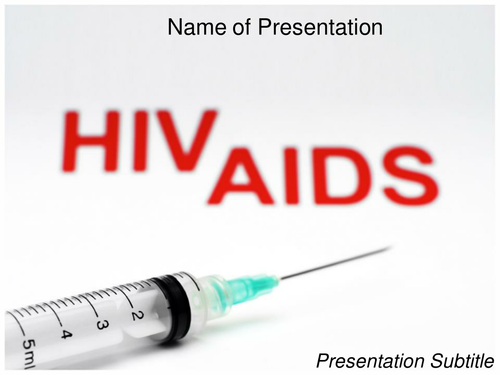 Hiv Aids PPT Template | Teaching Resources