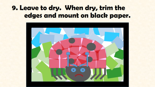 Eric Carle minibeast collage | Teaching Resources