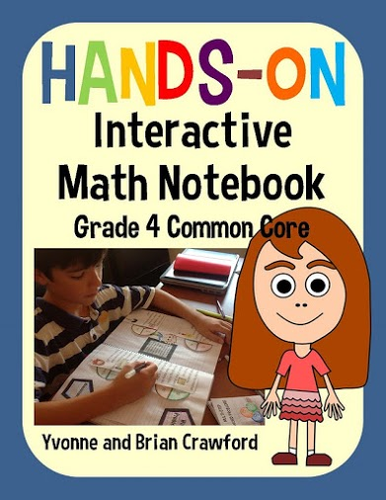 Interactive Math Notebook Fourth Grade Common Core with Scaffolded ...