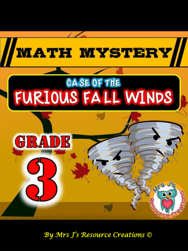 Fall Math Mystery (GRADE 3) | Teaching Resources