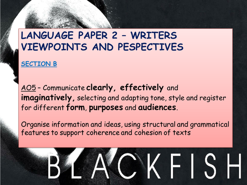 NEW AQA English Language paper 2 (Section B) - Writing to Persuade and ...