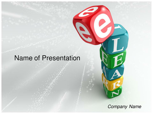 E Learning PPT Template | Teaching Resources