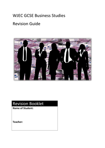GCSE Business Studies student revision workbook using Ebbinghaus ...