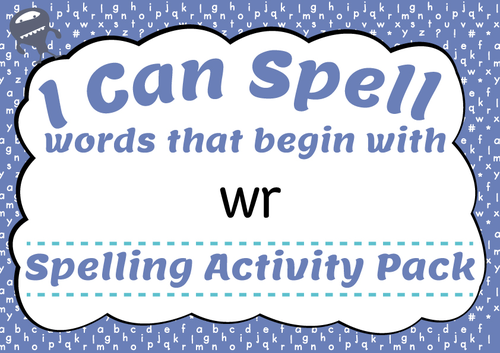 Wr words spelling activity by pianocookie - Teaching Resources - TES
