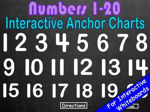 Numbers Anchor Charts PowerPoint Game | Teaching Resources