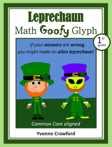 St. Patrick's Day Math Goofy Glyph (1st grade Common Core) | Teaching ...
