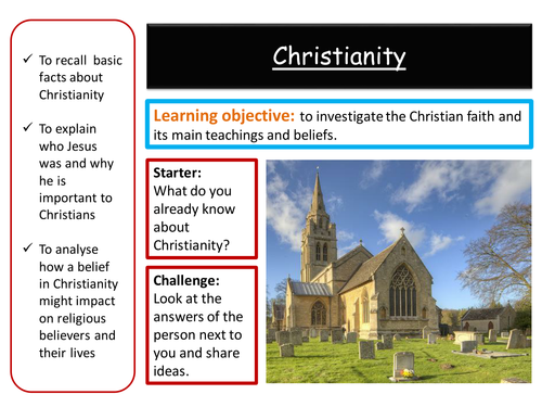 Introduction to Christianity by lisastirling8 - UK Teaching Resources - TES