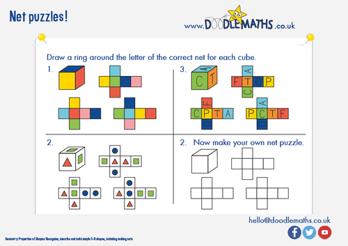 3d Shape properties & nets by hayley76 - Teaching Resources - TES