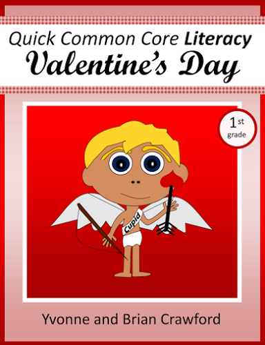 Valentine's Day No Prep Common Core Literacy (1st grade) | Teaching ...