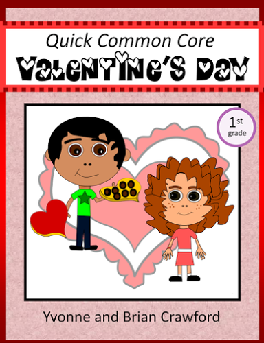 Valentine's Day No Prep Common Core Math (first grade) | Teaching Resources