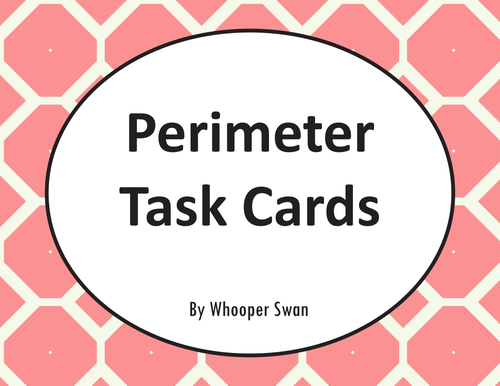 Perimeter Using Grid Task Cards | Teaching Resources
