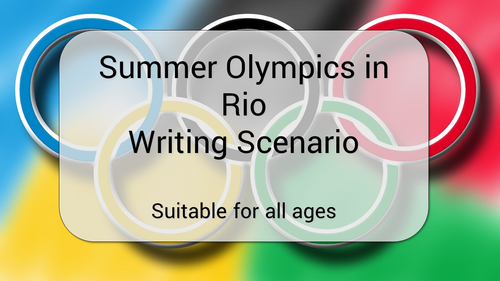 Summer Olympics Scenario Writing First Person | Teaching Resources Summer Olympics Scenario Writing First Person | Teaching Resources