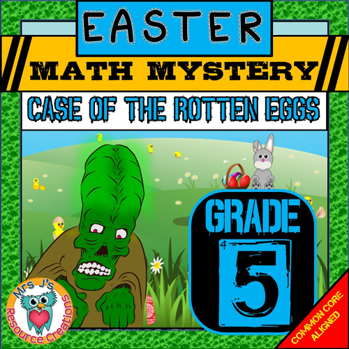 Easter Math Mystery Activity (GRADE 5) | Teaching Resources