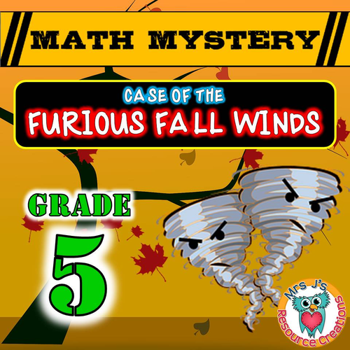 Fall Math Mystery (GRADE 5) | Teaching Resources