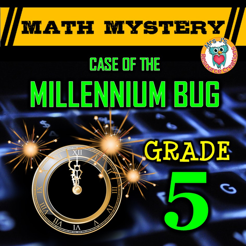 New Year Math Mystery (GRADE 5) | Teaching Resources