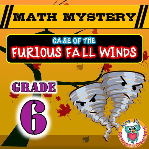 Fall Math Mystery (GRADE 6) | Teaching Resources