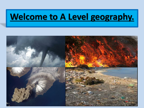 NEW AQA A Level Geography hazards: The Park Model. by - UK Teaching ...