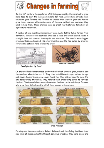 Agricultural Revolution by tantrumcoxzoe - UK Teaching Resources - TES
