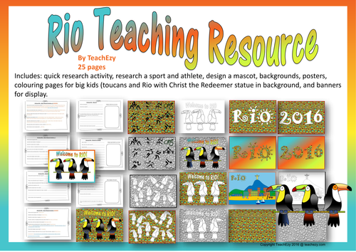 Dance to Rio - PE resources based on Rio 2 film by Nat Schools Pship ...