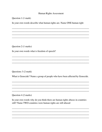 Human Rights | Teaching Resources