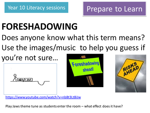 Key English Literary Devices revision lessons | Teaching Resources