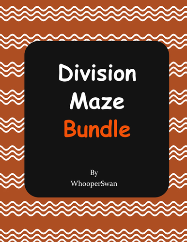 Division Maze Bundle | Teaching Resources