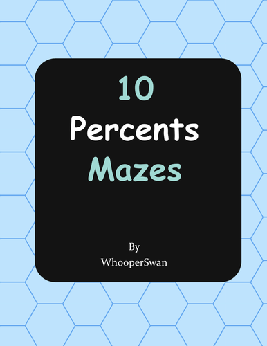 Percents Maze | Teaching Resources
