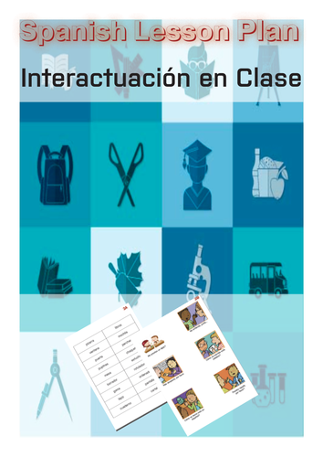 Spanish Lesson Plan: Classroom Interaction|Vocabulary | Teaching Resources
