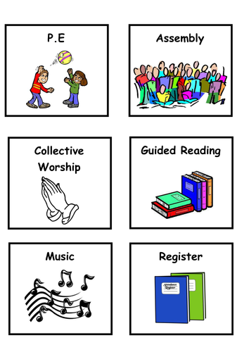 Visual Timetable | Teaching Resources
