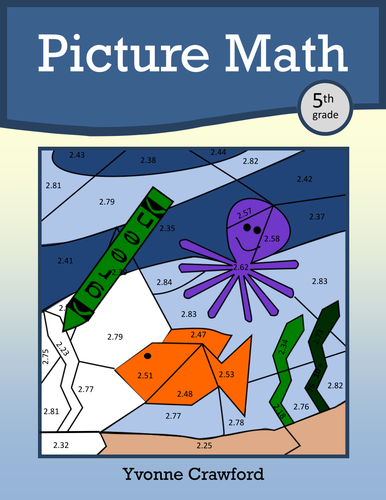 Color by Number (fifth grade) Color by Decimals and Fractions ...