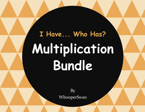 I have, Who Has - Multiplication Bundle | Teaching Resources