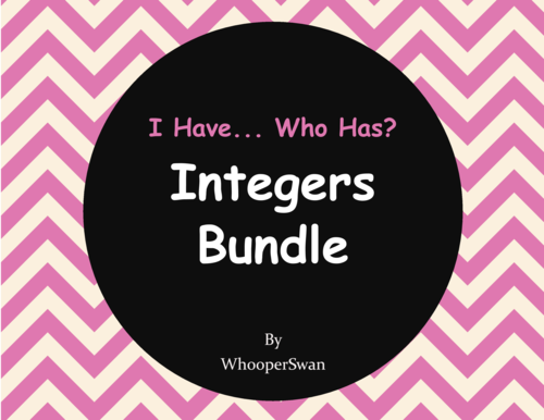 I have, Who Has - Integers Bundle | Teaching Resources